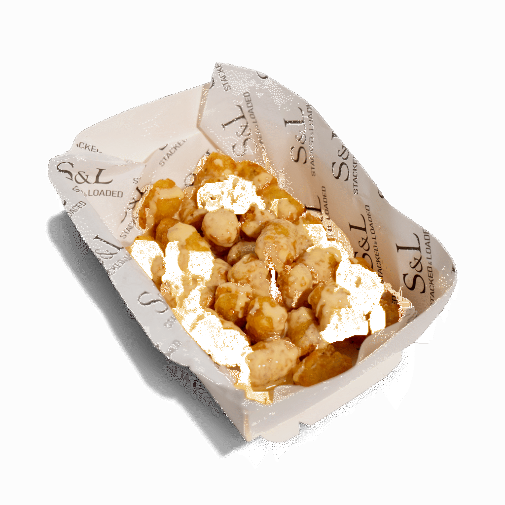 CHEESE TOTS - STACKED & LOADED